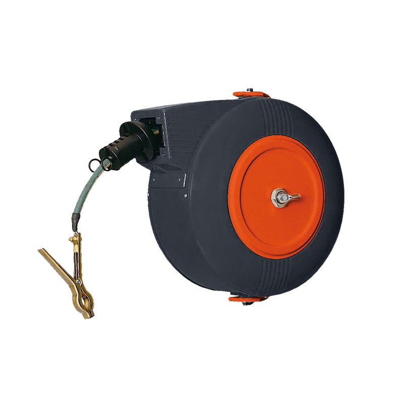 Automatic earthingreel with cable section 25 mm² 20 m long – closed ...